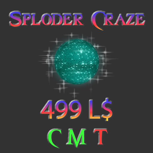 Second Life Marketplace - Jade Twinkle Sploder (BOXED)